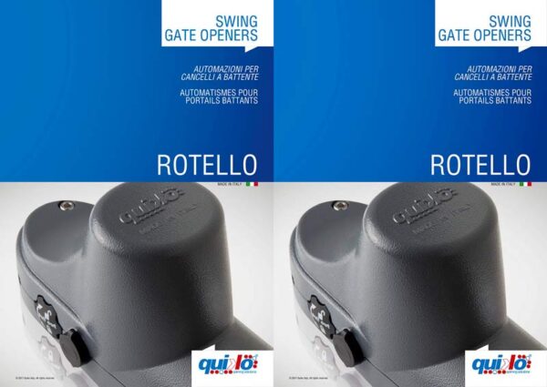 cổng tự động tay đòn Quiko rotello QK-R300 ,R400 Tải trọng 800kg 3m/cánh